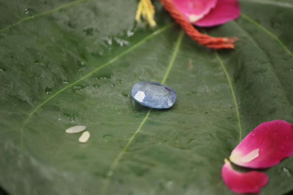 Premium Blue Sapphire Neelam Gemstone - Astroscience