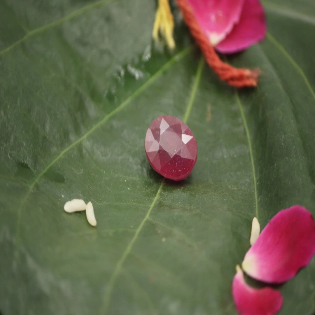 Buy Original Manikya (Ruby) Gemstone - Astroscience